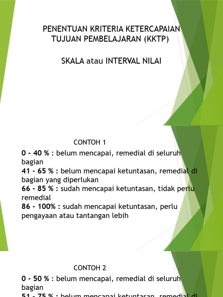 Kriteria Ketercapaian Tujuan Pembelajaran | PDF