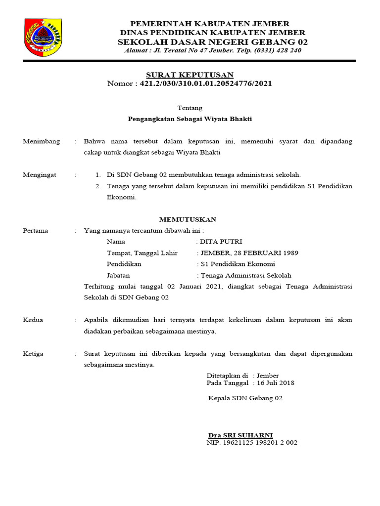SK SUKWAN TAHUN AJARAN 2021 Ya (1) FDGGF | PDF