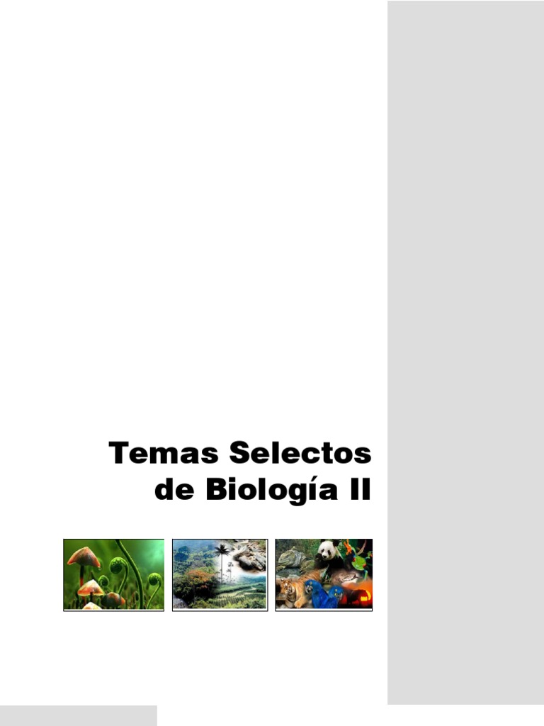 Temas Selectos de Biologia II | PDF | Biodiversidad | Plantas
