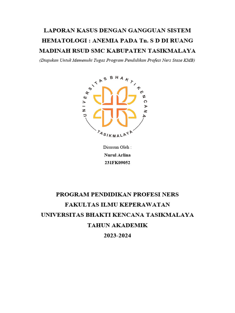 LK KMB Minggu Ke V Anemia | PDF