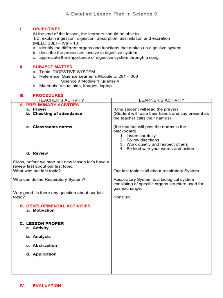 EE Lesson Plan | PDF | Lesson Plan | Teachers
