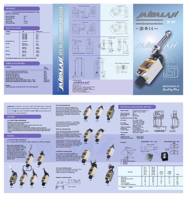 13.2 Limit Switch - JLSLA | PDF
