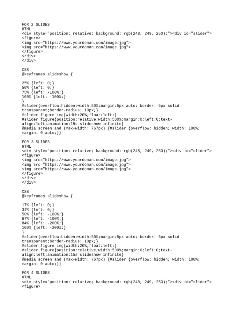CSS e HTML BANNERS ROTATIVO 02 A 10 | PDF | Techniques | Crafts