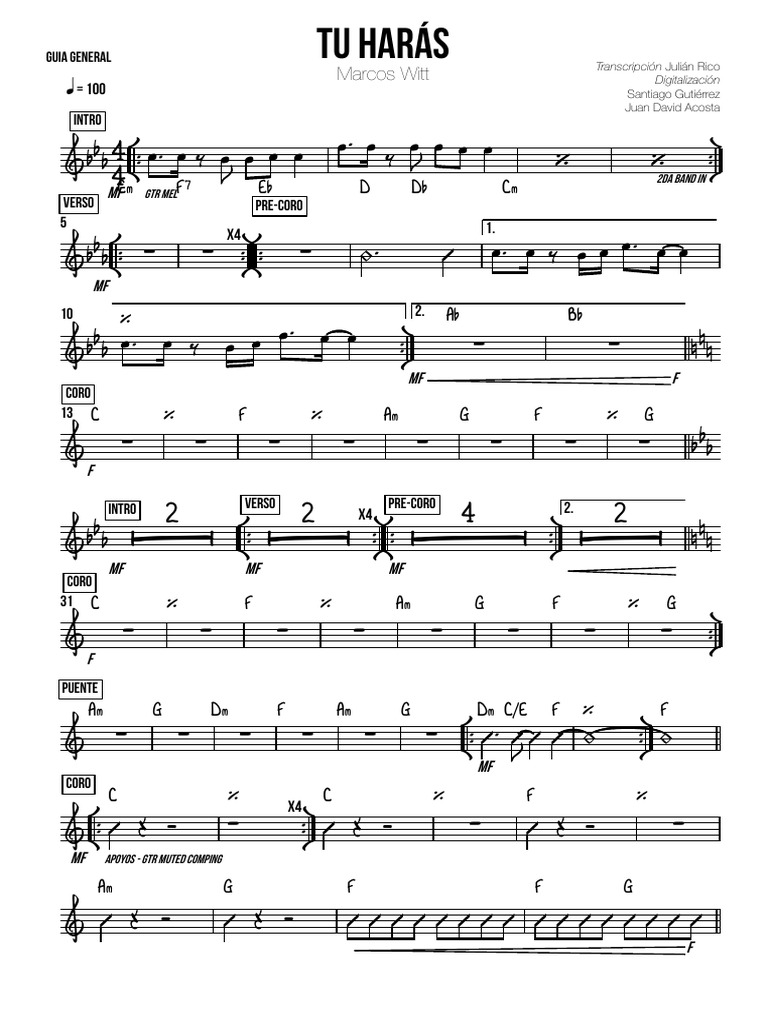 Tu Harás - CM - Marcos Witt - Guia General | PDF
