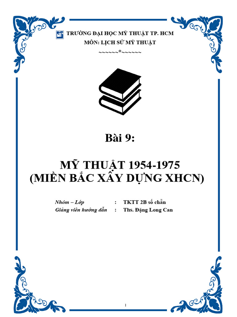 Mỹ thuật 1954-1975 | PDF