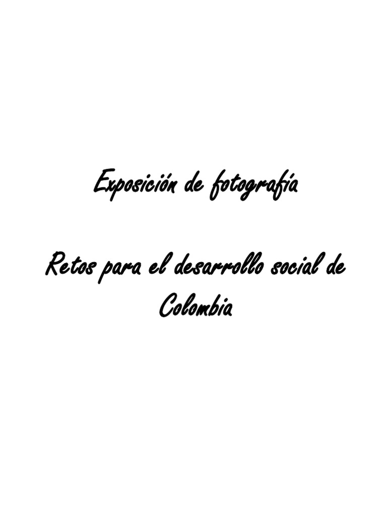 Exposicion Fotografica Act 5 | PDF