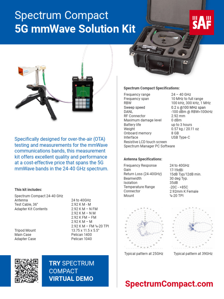 SC 5G Solution Kit Leaflet WEB | PDF | Radio Spectrum | Extremely High Frequency