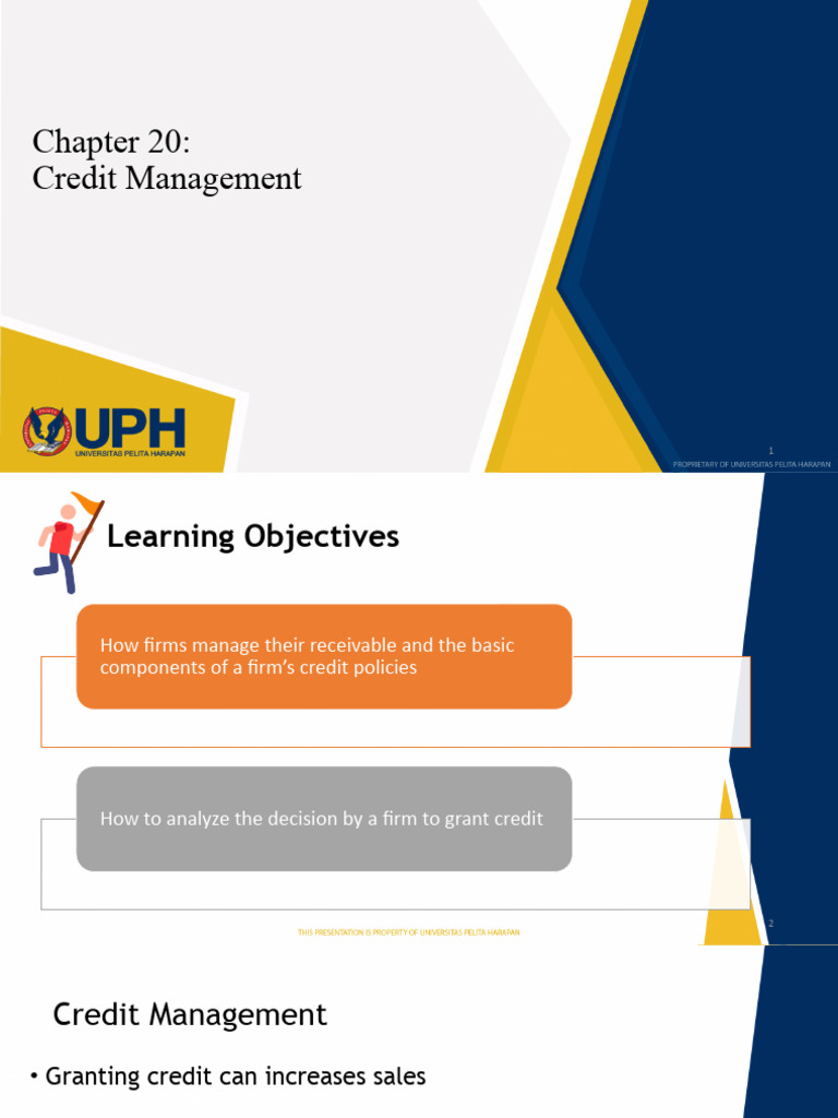 CH 20 - Credit and Inventory Management | PDF | Net Present Value | Credit