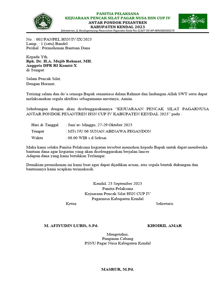 Proposal HSN Cup Iii | PDF