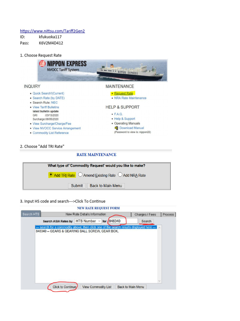 FMC Filing Manual 010920 Update | PDF | Transport | Shipping
