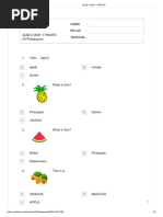Soal Latihan Fruits and Vegetables | PDF | Crops | Vegan Cuisine