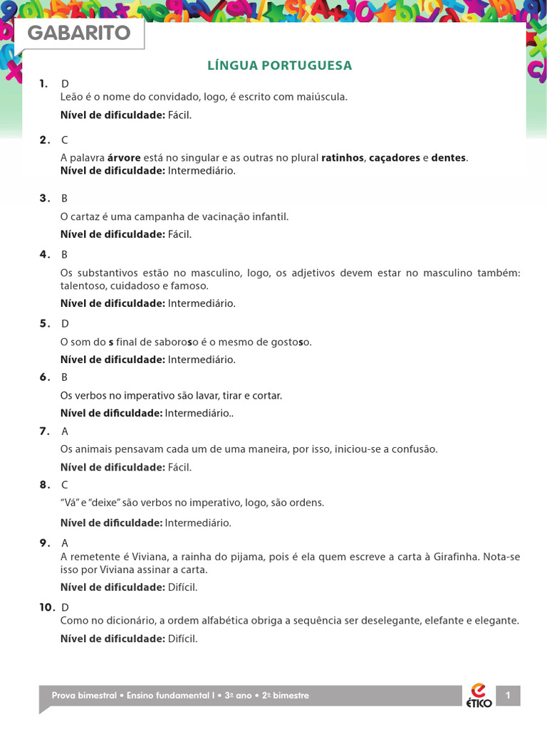 Linguagens - 3º Ano - Resolução | PDF | Linguística | Famílias linguísticas