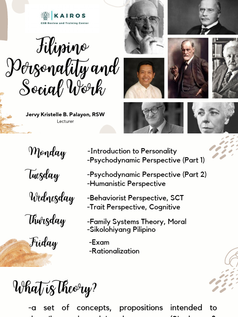 Filipino Personality in Social Work | PDF | Id | Psychoanalysis