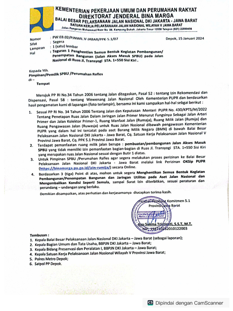 Surat PU | PDF