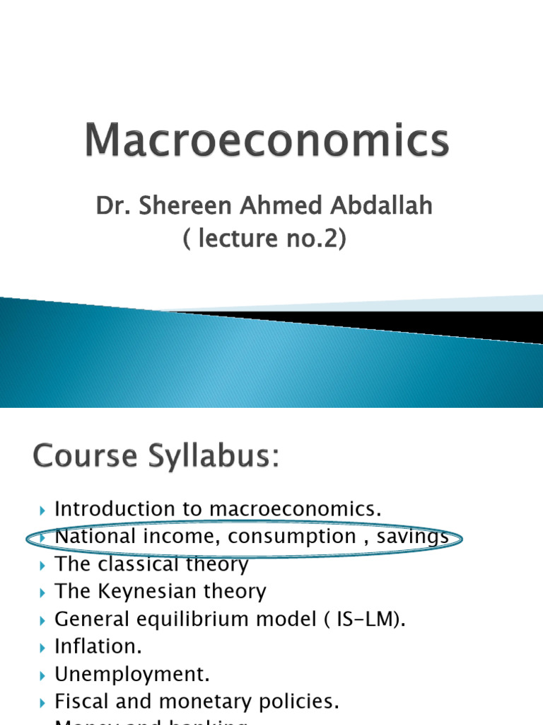 MACRO Chapter 2 (Part 1) | PDF | Economics | Macroeconomics