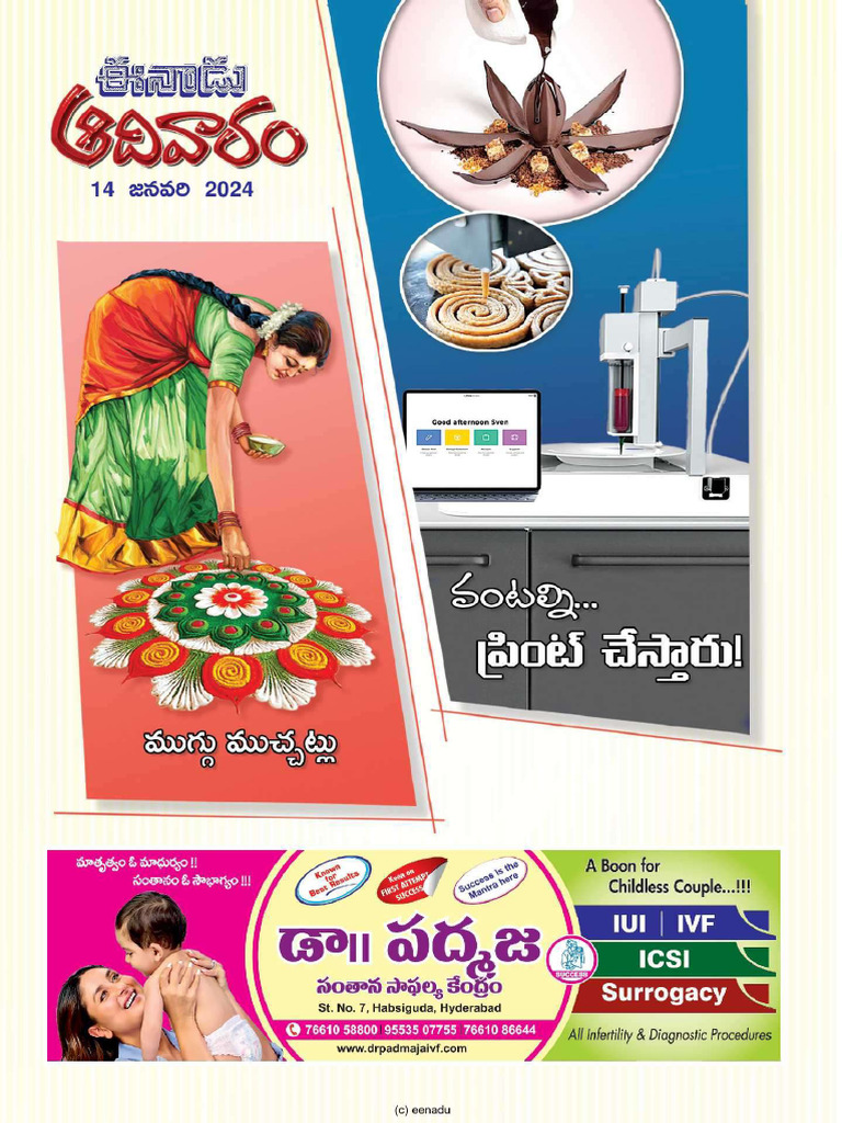 Eenadu Sunday 14-01-2024 | PDF