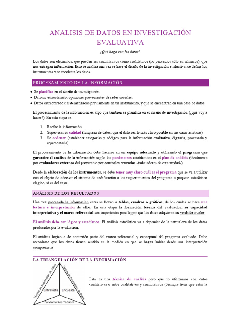 Evaluación de Programas Sociales - Análisis de Datos | PDF | Investigación cuantitativa ...