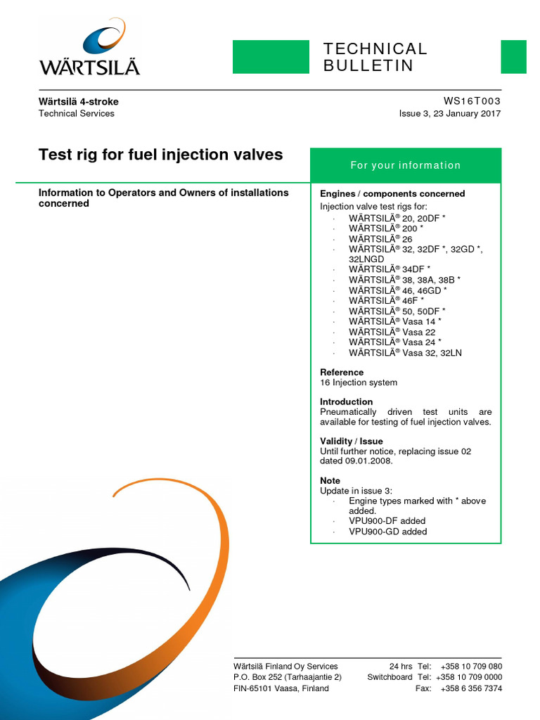 WS16T003 - 03 - Injector Test Rig Improvement | PDF | Fuel Injection ...