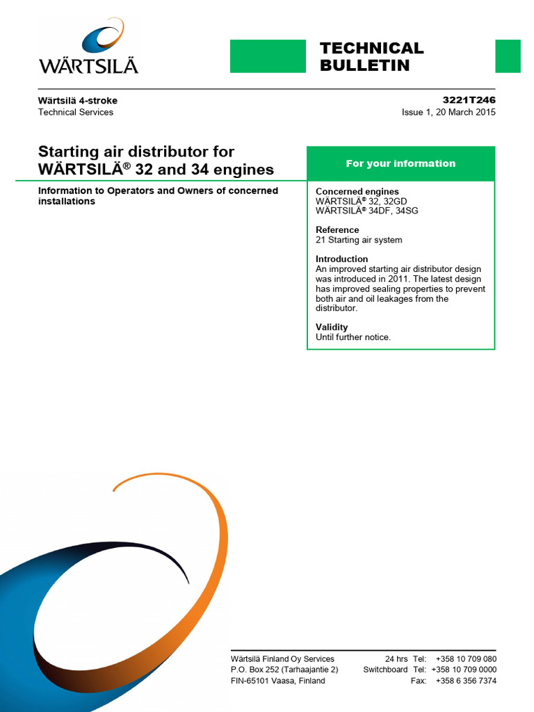 3221T246 - 01 Starting Air Distributor | PDF | Technology & Engineering