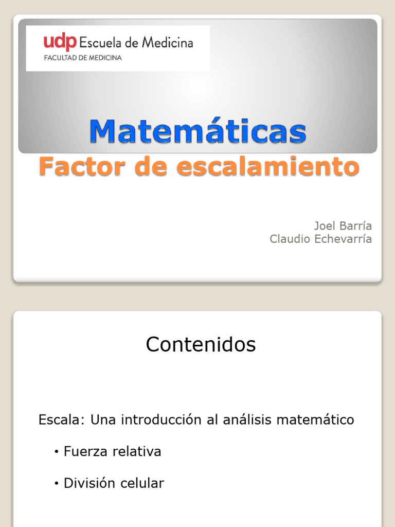 Clase01 MAT MED Escala 07 03 2019 2 | PDF | Volumen | Masa