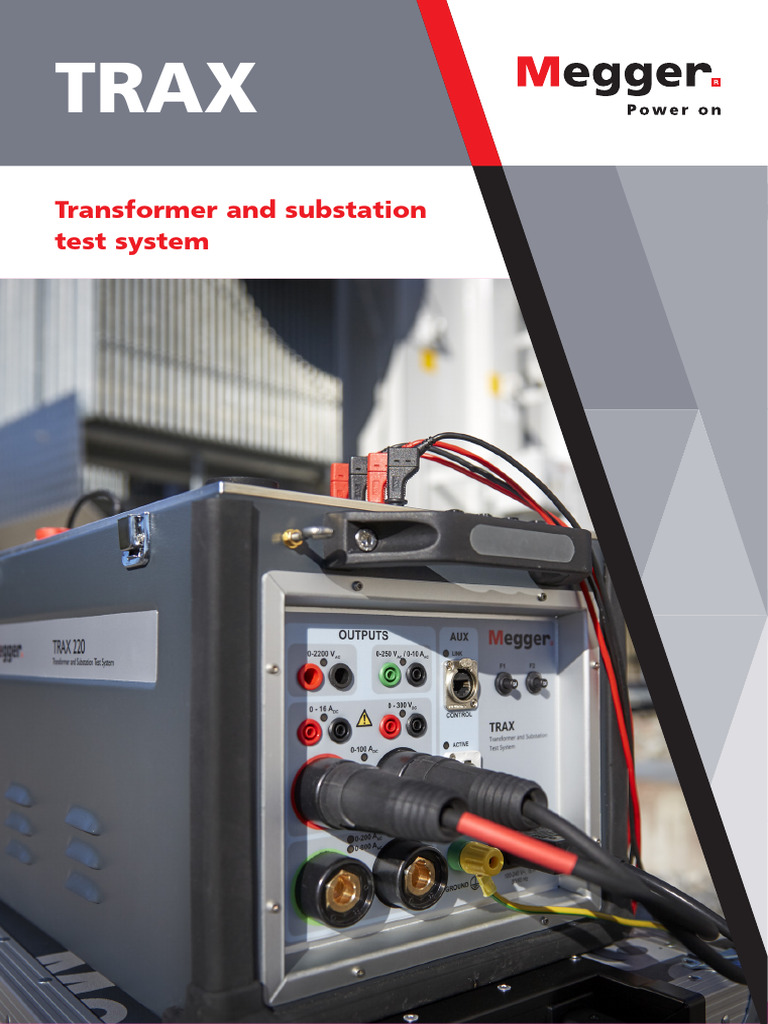 TRAX: Multi-Functional Test System | PDF | Transformer | Electrical ...