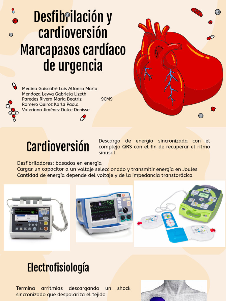 Desfibrilación y Cardioversión | PDF | Electrocardiografia | Corazón