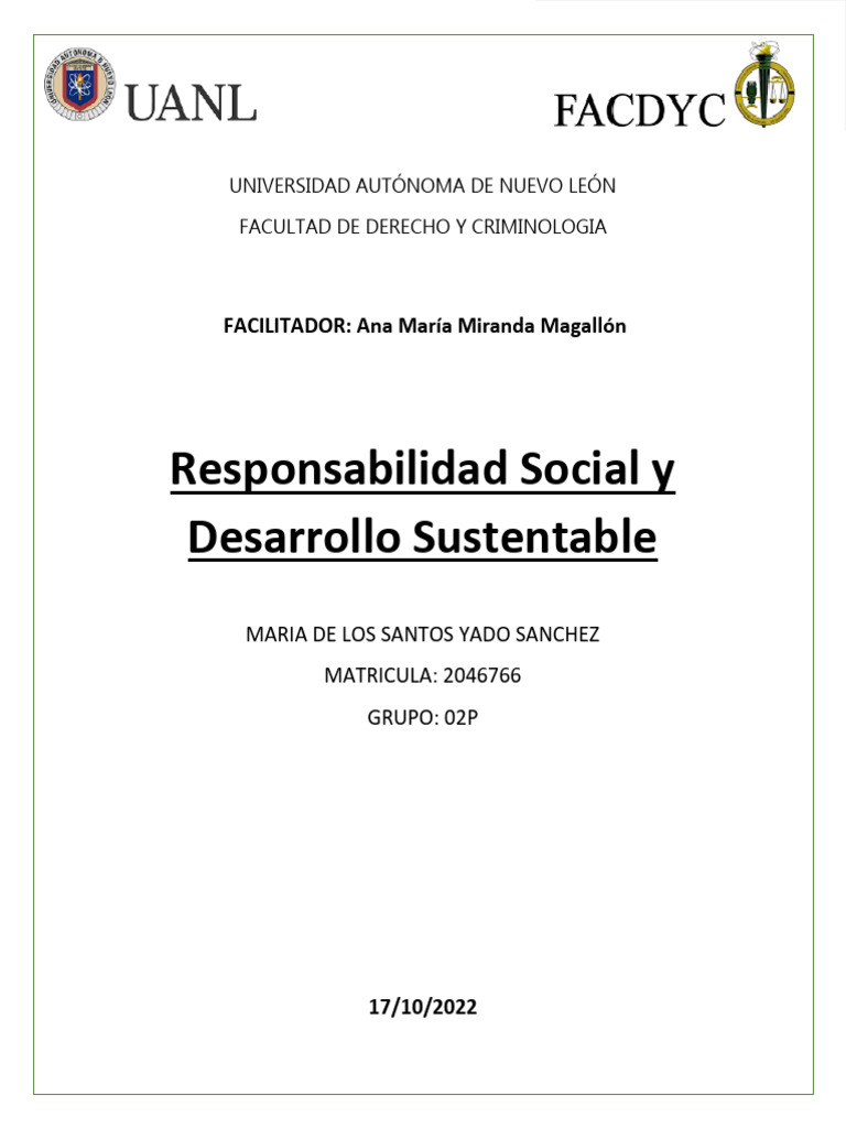 ENSAYO MSYS RSyDS | PDF | Contaminación | Sustentabilidad