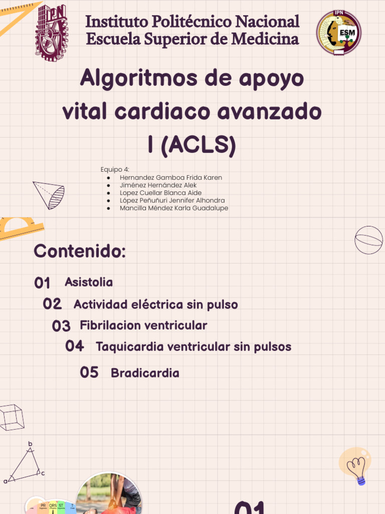 Algoritmos ACLS | PDF