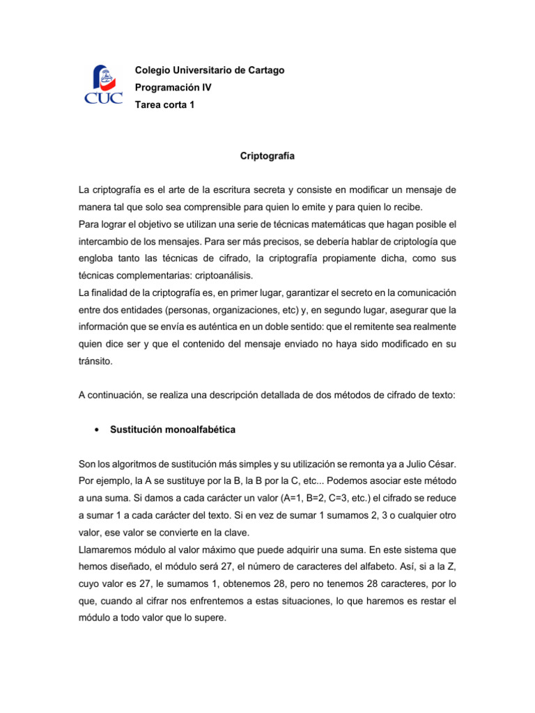 Criptografía | PDF | Criptografía | Clave (criptografía)