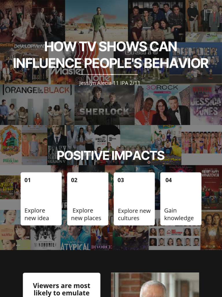 How TV Shows Influence People's Behavior | PDF