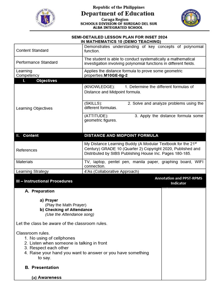 Demo LP Inset 2024.math Co2 | PDF | Mathematics