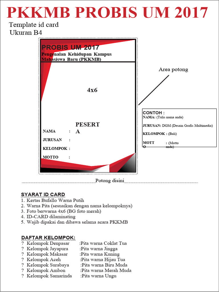 Template ID Card | PDF | Seni