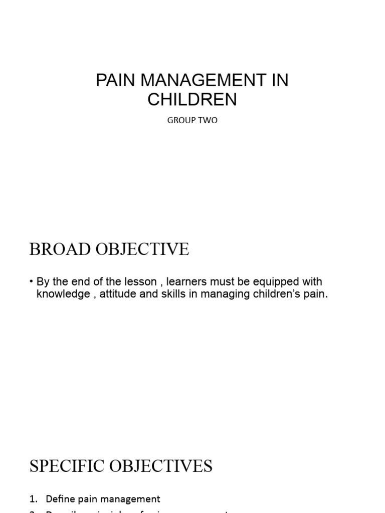 Pain Management | PDF | Analgesic | Pain Management