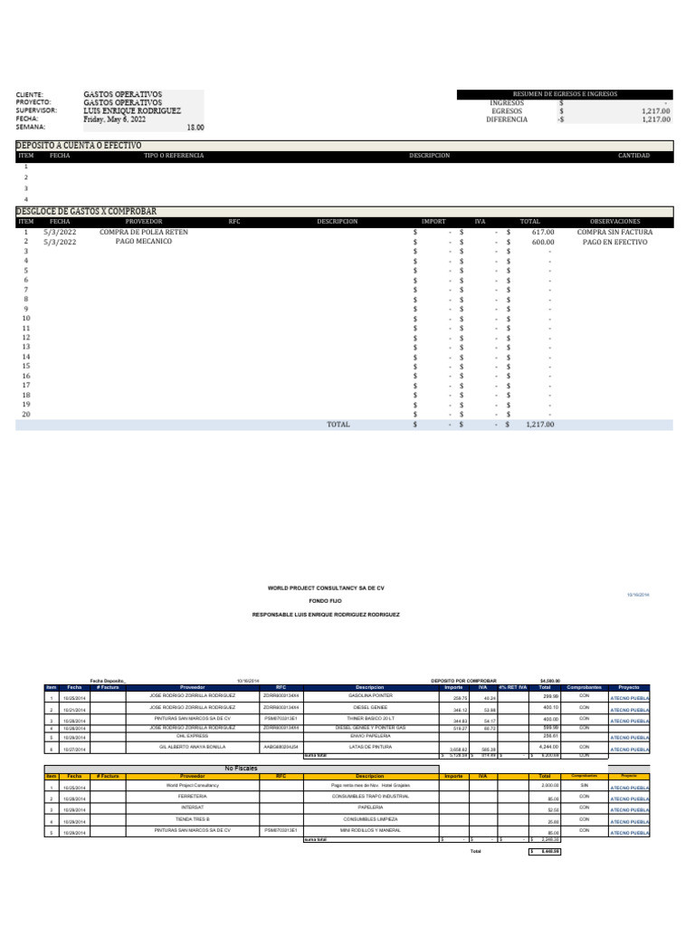 Formato Comprobacion | PDF