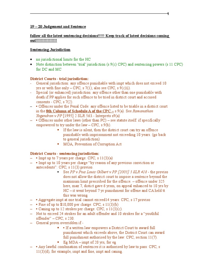 19 and 20 Judgement and Sentence | PDF | Sentence (Law) | Judgment (Law)