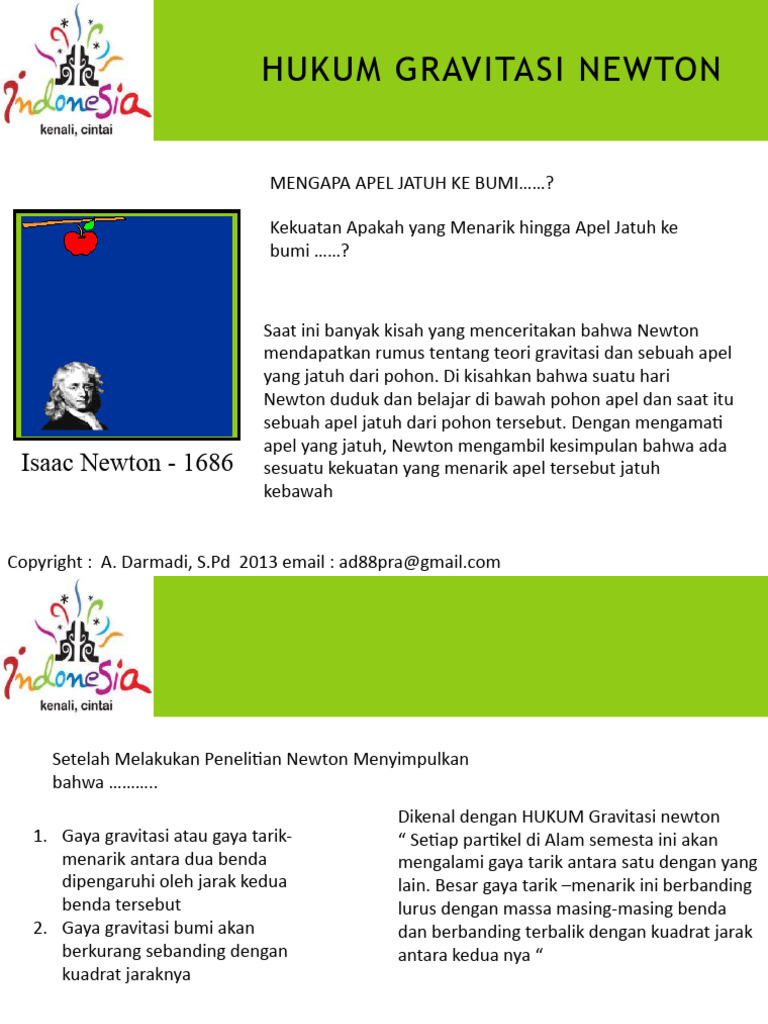 Hukum Gravitasi Newton | PDF