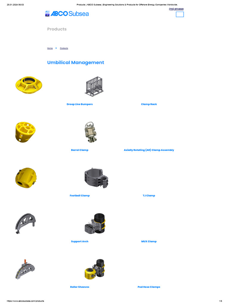 Products - ABCO Subsea - Engineering Solutions & Products For Offshore ...