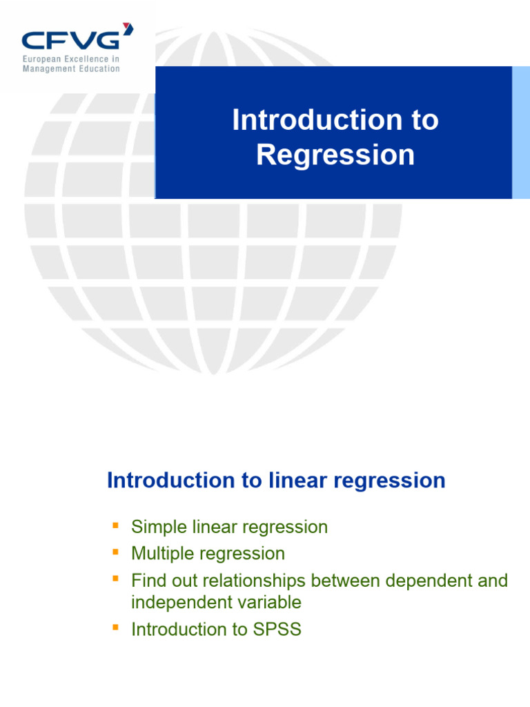 File4-Session3-Introduction To Regression | PDF | Dependent And Independent Variables ...
