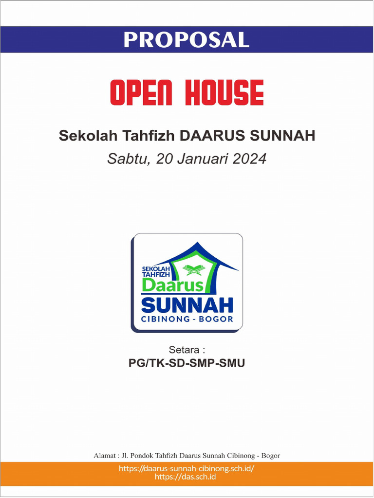 PRoposal Sponsorship Open House DS | PDF