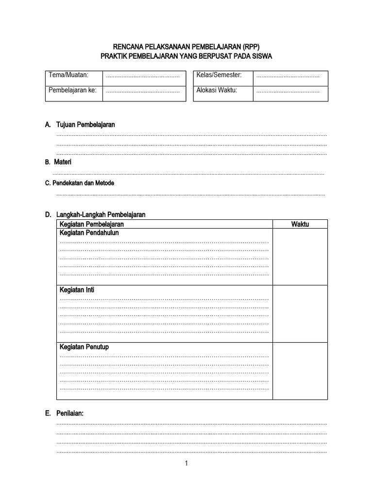 LK RPP Berdiferensiasi | PDF | Karier & Perkembangan | Griya & Taman