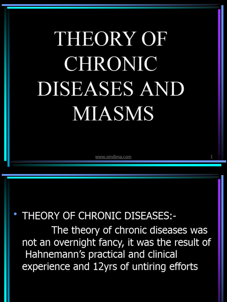 Evolution of Chronic Miasm | PDF | Homeopathy | Anxiety