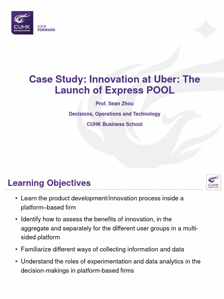 Uber Slides | PDF | Experiment | Business