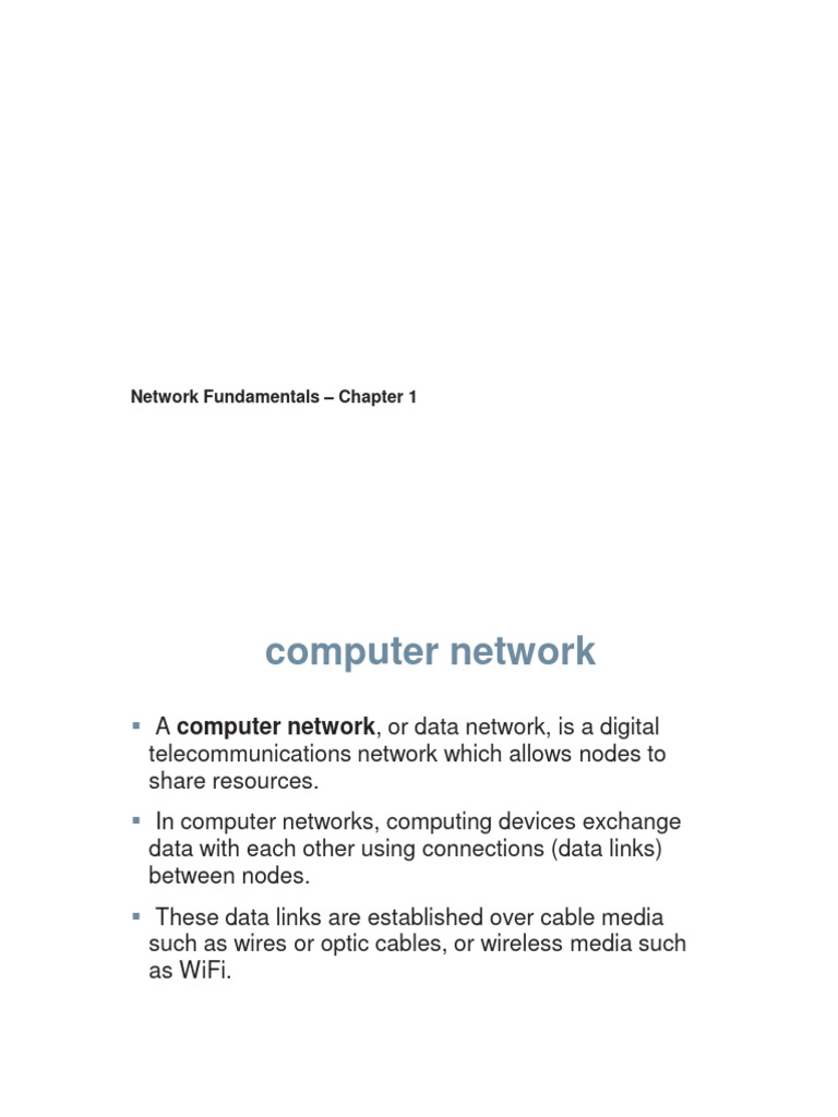 Understanding Computer Networks Basics | PDF | Network Topology ...