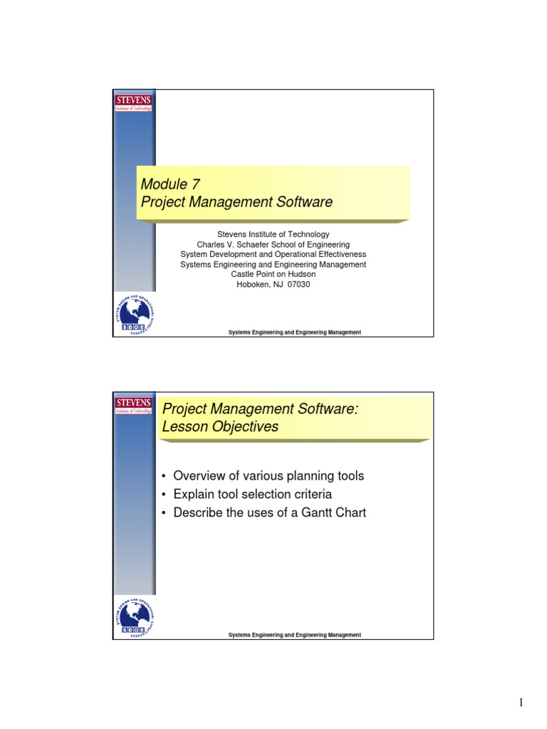 Module 7 Proj Management Software | PDF | Systems Engineering | Project ...