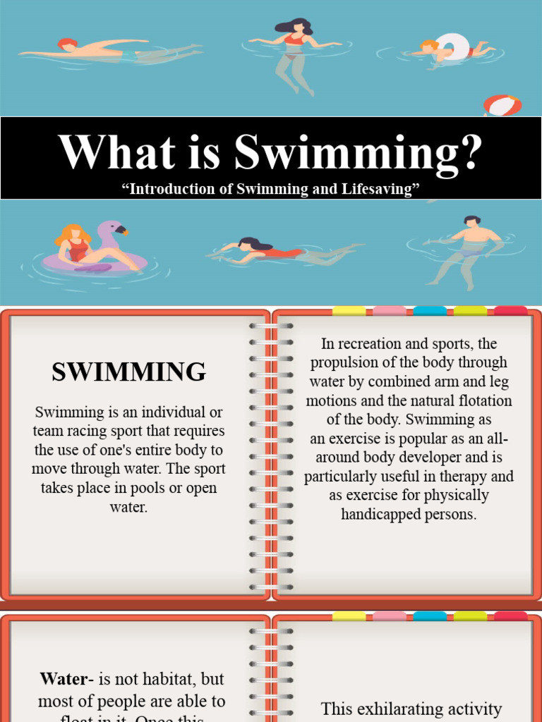 Pe4 1 History of Swimming | PDF | Swimming (Sport) | Swimming