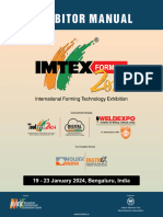 Imtex Forming 2026 - Guidelines (Final) | PDF | Metalworking | Machines