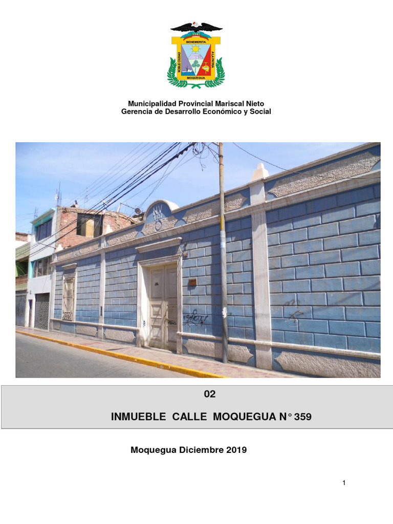 02 Proyecto Moquegua 359 Pdf Pinturas Ingeniería De Edificación
