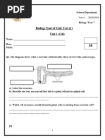Respiration Year 8 End of Unit Test | PDF | Science & Mathematics ...
