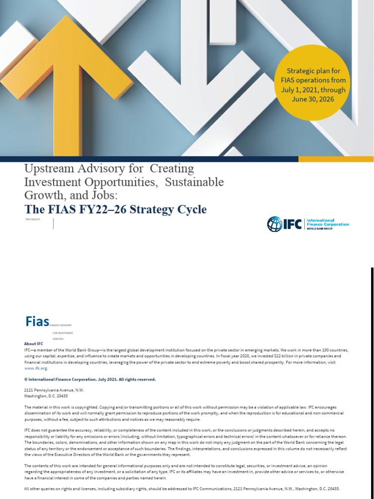 Upstream Advisory For Creating Investment Opportunities, Sustainable ...