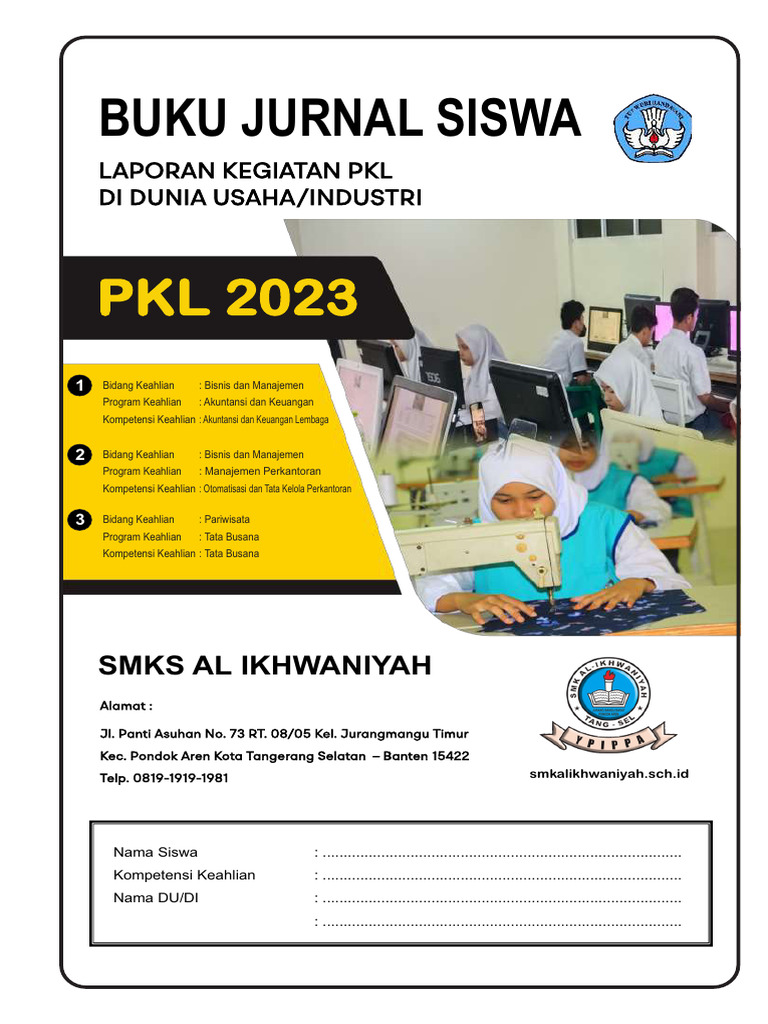 Buku Jurnal PKL Siswa 2023 | PDF